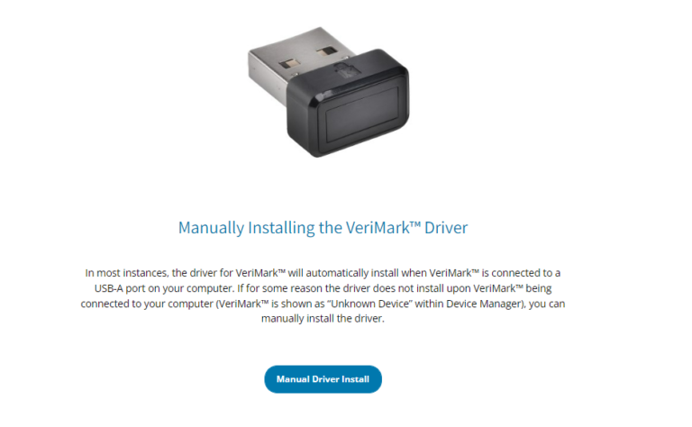Guide: Setup Kensington VeriMark USB FingerPrint Reader on Windows 11 ...